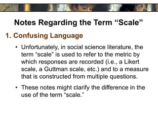 Scales vs Indeics. Philosophy of Education | PPT