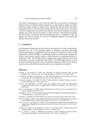 Scale transformation of analytical hierarchy process to likert weighted measurement method an ...