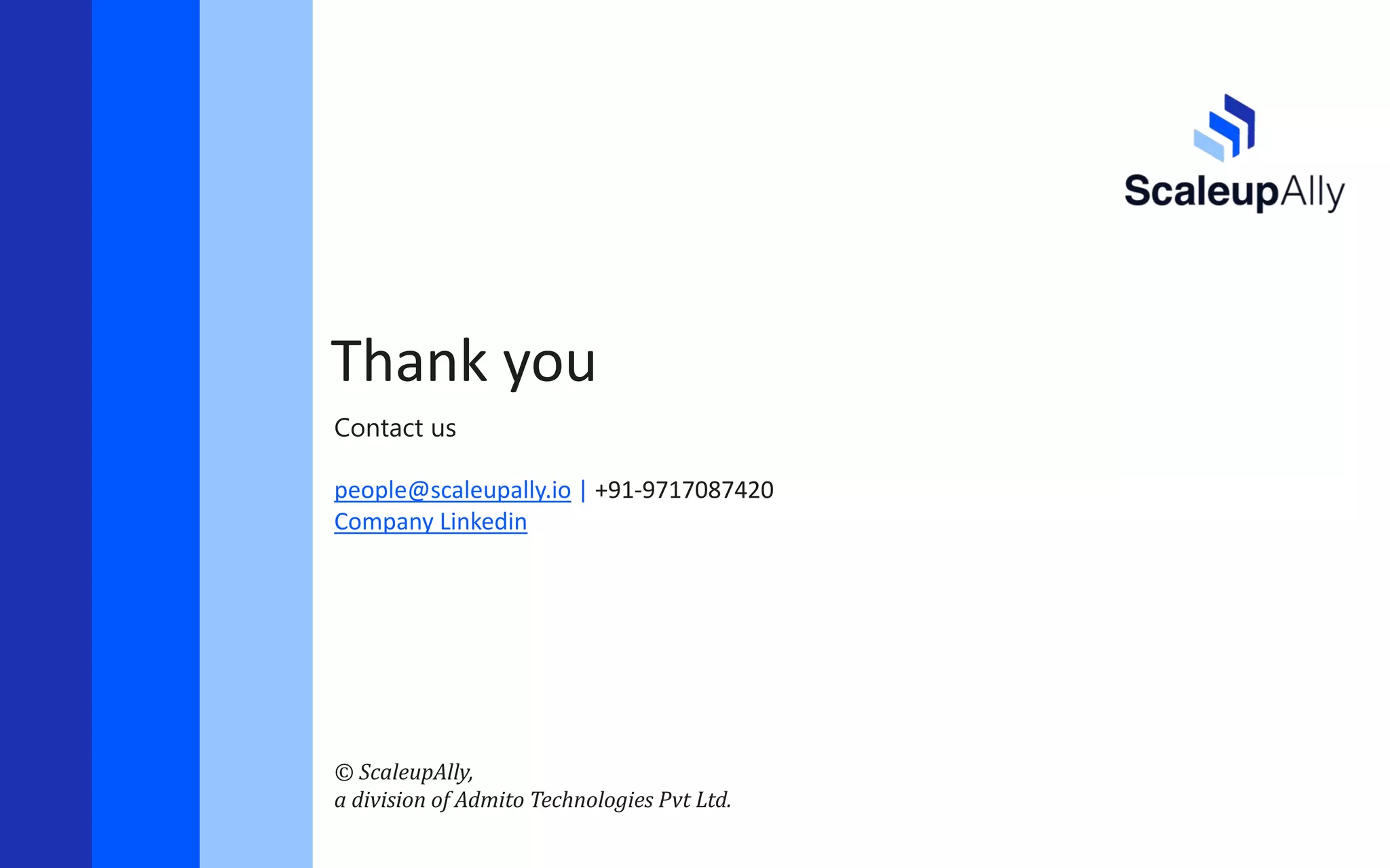 ScaleupAlly Overview Deck | PPT