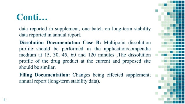 Scale up and post approval changes | PPTX