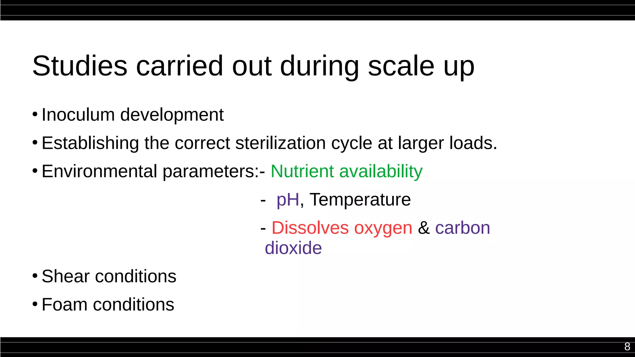 Scale up & Optimization | PDF