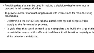 Scale up & Optimization | PDF