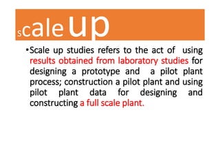 Fermentation -- Scale up Technology | PPTX