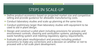 Scale up fermentation process (H.M.Moavia Atique) | PPTX