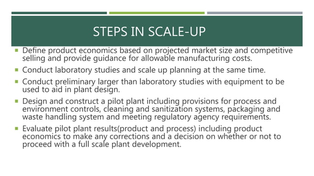Scale up fermentation process (H.M.Moavia Atique) | PPTX