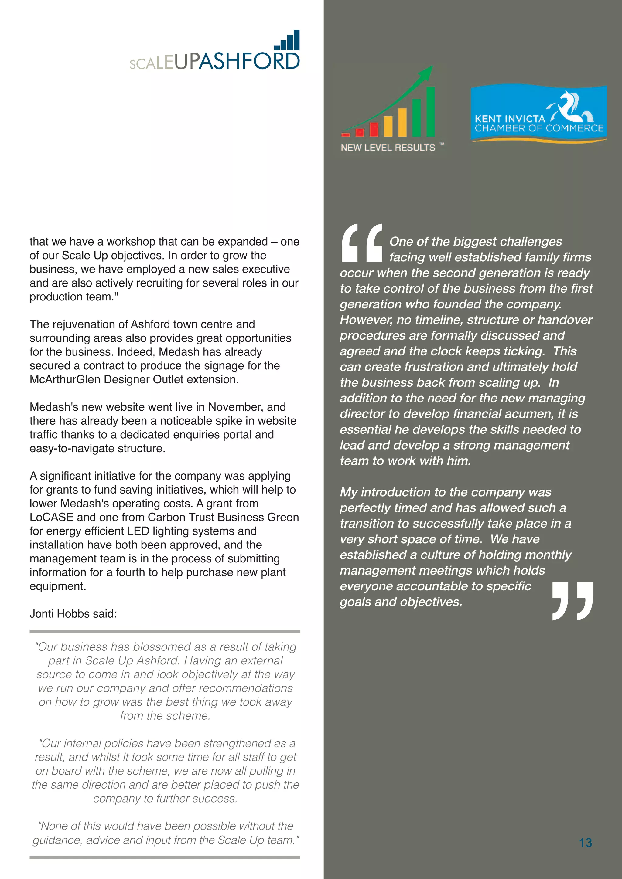 Scale up Ashford pilot results - updated | PDF