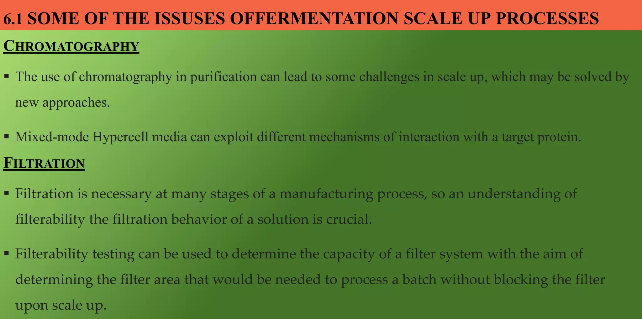 Scale up of industrial microbial processes | PPTX