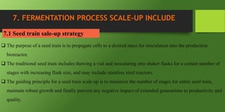 Scale up of industrial microbial processes | PPTX
