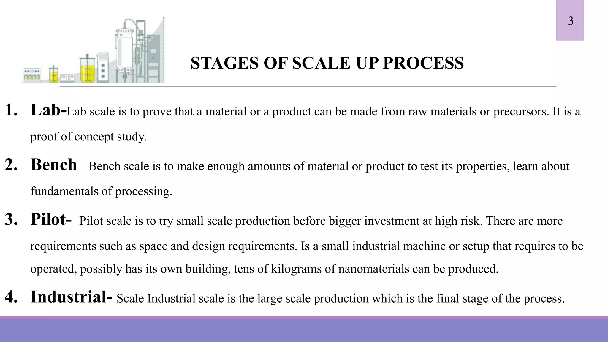 Stages of scale up process mparm 1st year pharmaceutical process ...