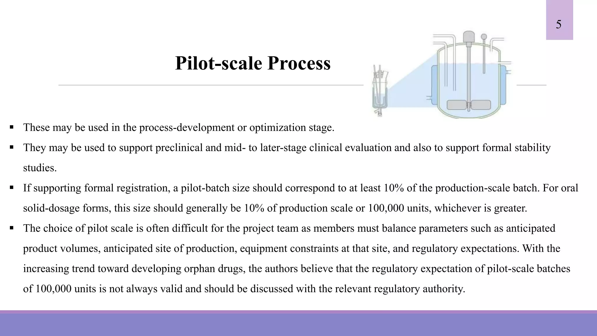 Stages of scale up process mparm 1st year pharmaceutical process ...