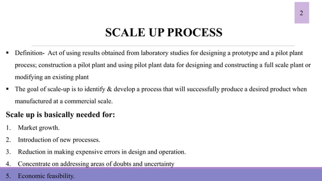 Stages of scale up process mparm 1st year pharmaceutical process ...