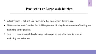 Stages of scale up process mparm 1st year pharmaceutical process ...