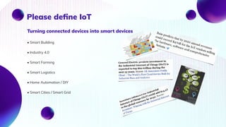 Demystifying IoT : Bringing the cloud to connected devices with IoT Station | PPT