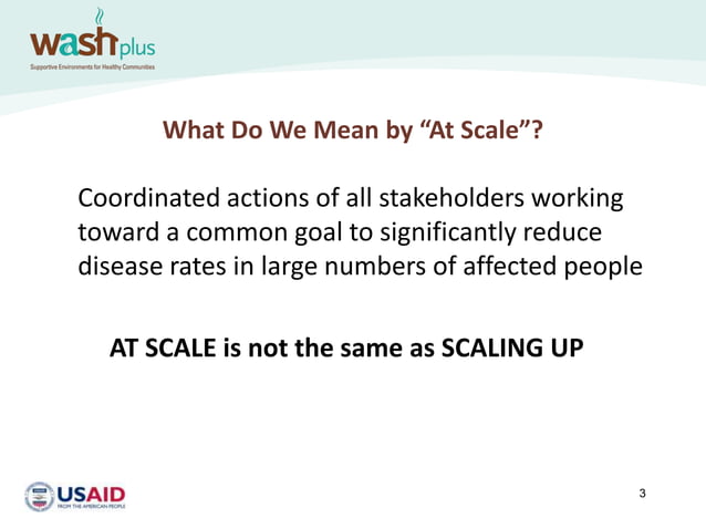 Lessons Learned from Working At Scale for Better Hygiene & Sanitation ...