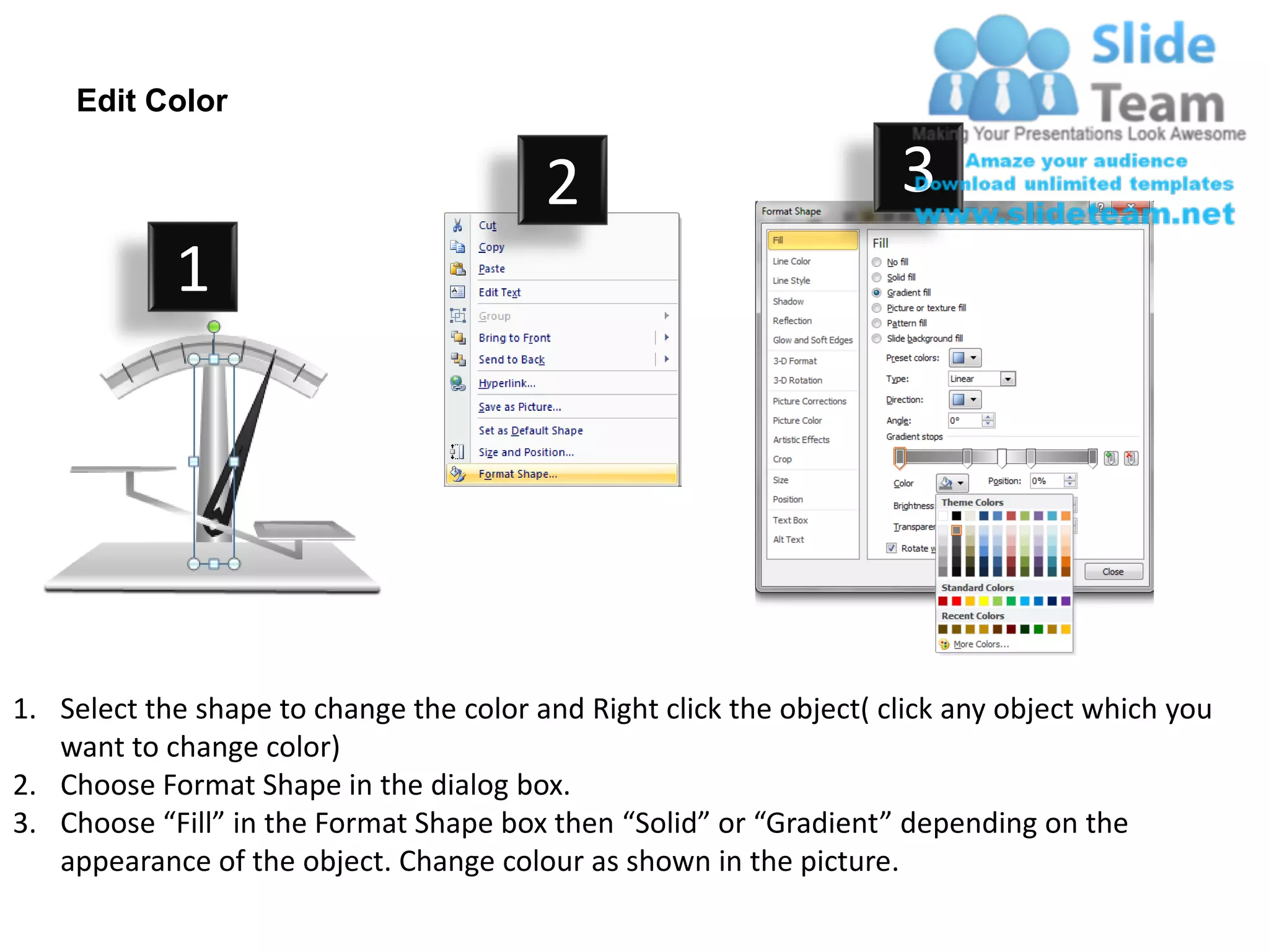 Scale with pointer powerpoint presentation slides ppt templates | PDF