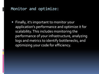 Scale your cloud native application. | PPTX