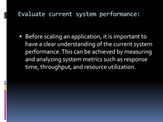 Scale your cloud native application. | PPTX
