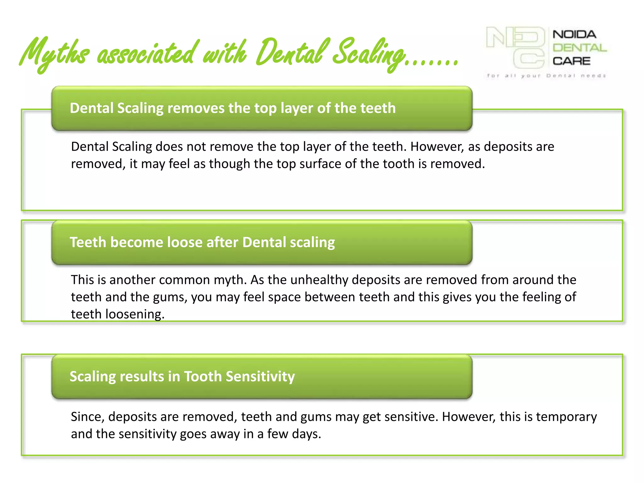Dental Scaling - Procedure Explained | PPTX