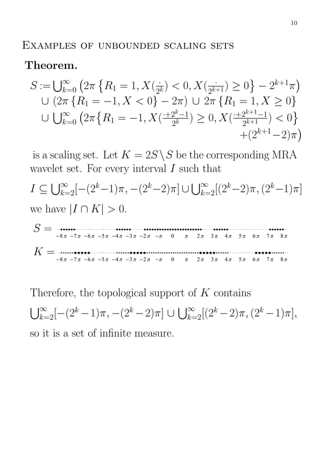 Some Examples of Scaling Sets | PDF