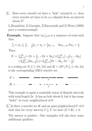 Some Examples of Scaling Sets | PDF