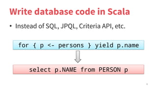 Scaling Scala to the database - Stefan Zeiger (Typesafe) | PPT