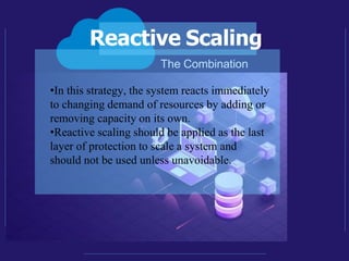 Scaling in cloud computing for resource utilization | PPT