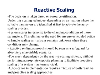 Scaling in cloud computing for resource utilization | PPT