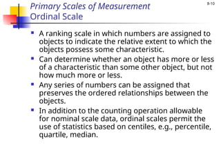 Types of Scales in Research Methodology course | PPT