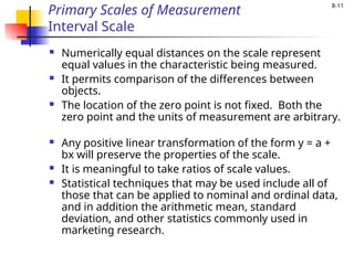 Types of Scales in Research Methodology course | PPT