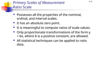 Types of Scales in Research Methodology course | PPT
