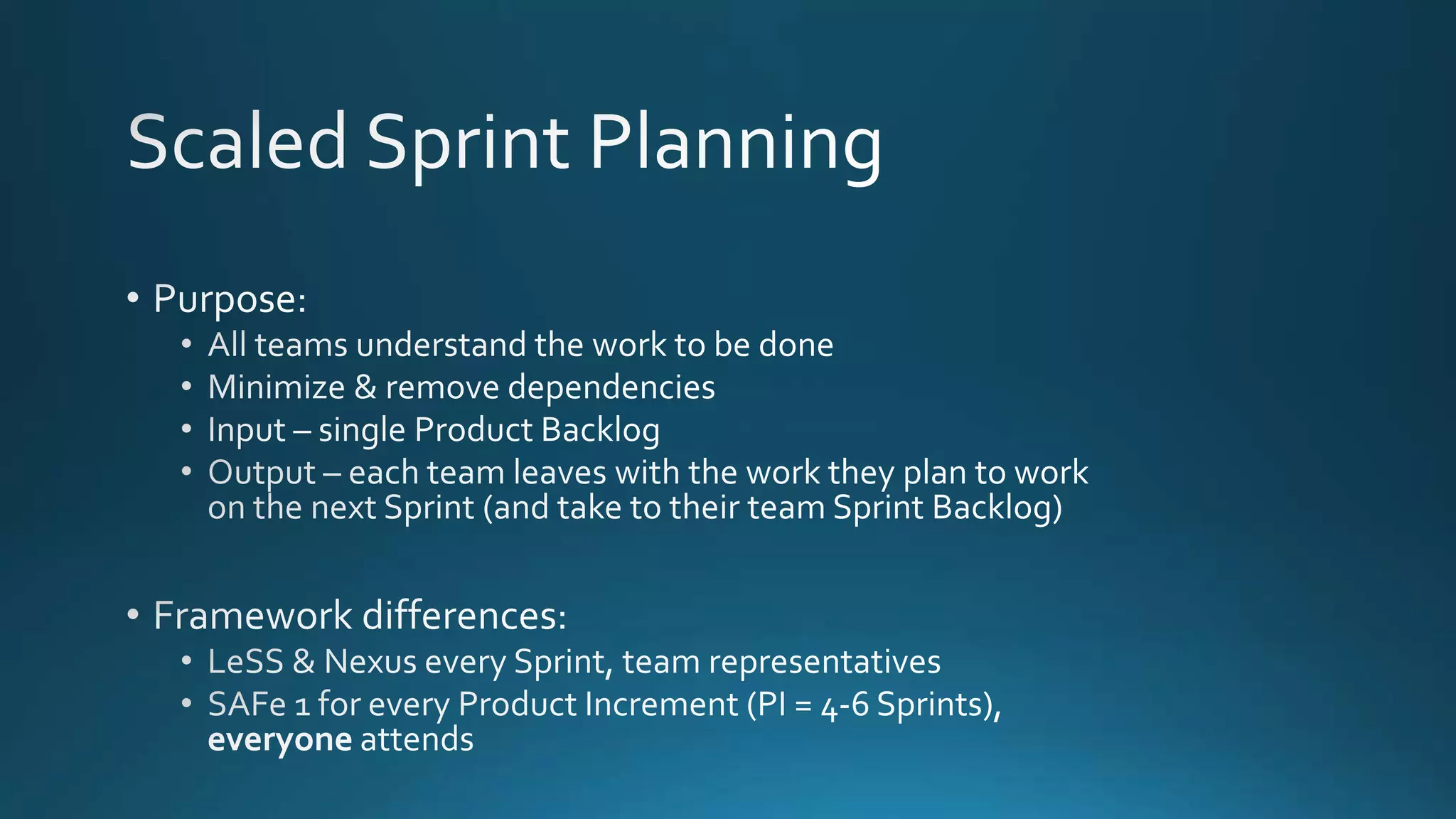 Scaled Agile Principles and Practices | PPT | Free Download
