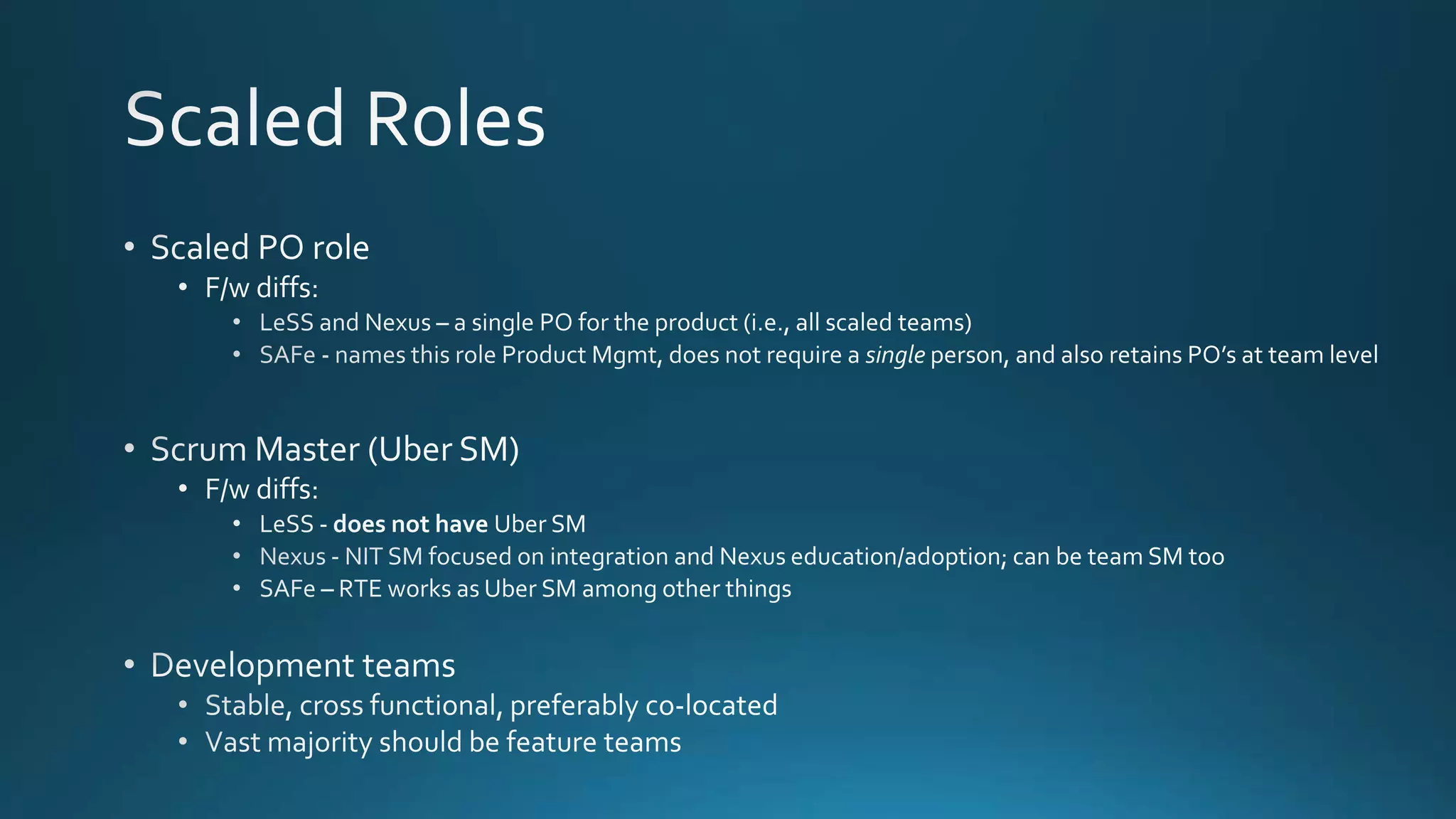 Scaled Agile Principles and Practices | PPTX