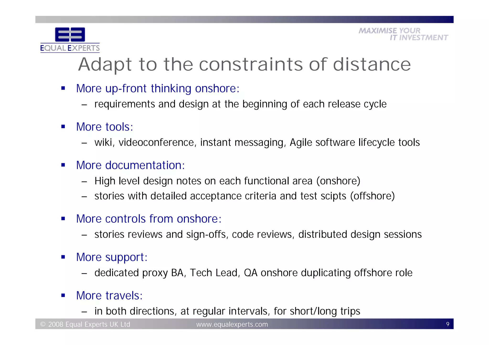 Scaling Agile Distributed Development | PDF | Management Consulting Industry | Industries