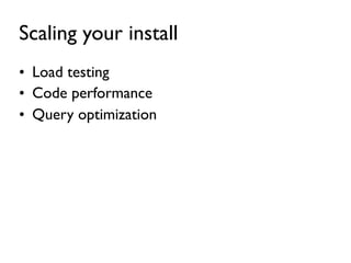 Tuning Drupal for Scale and Performance | PDF