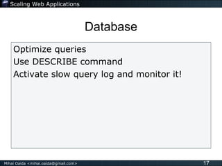 Scaling web-applications | PPT