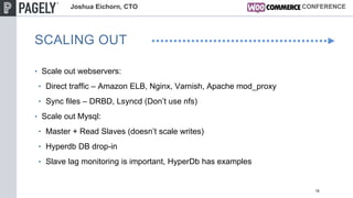 Scaling woo commerce-v2-pagely | PPT