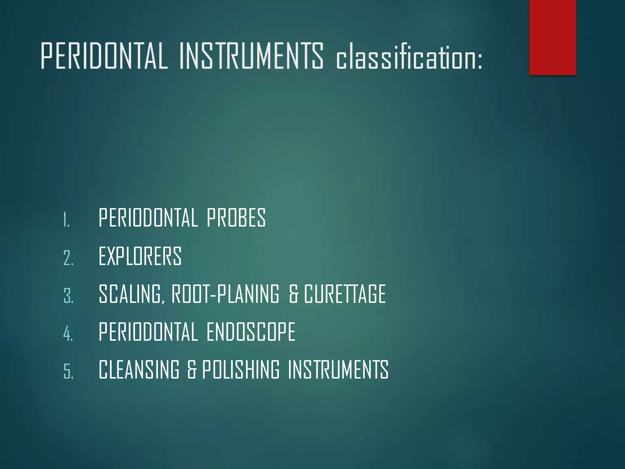 scaling and root planing instruments | PDF
