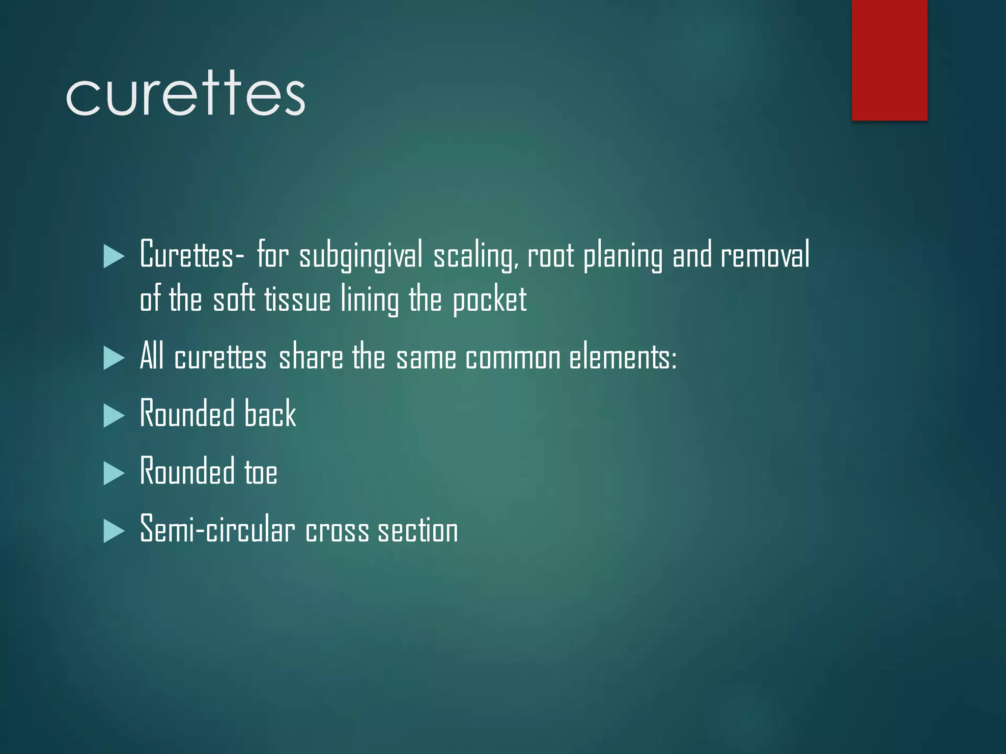 scaling and root planing instruments | PDF