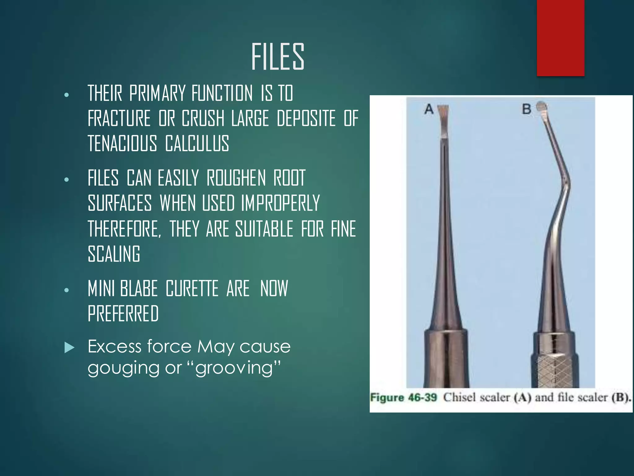 scaling and root planing instruments | PDF
