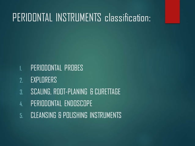 scaling and root planing instruments | PDF