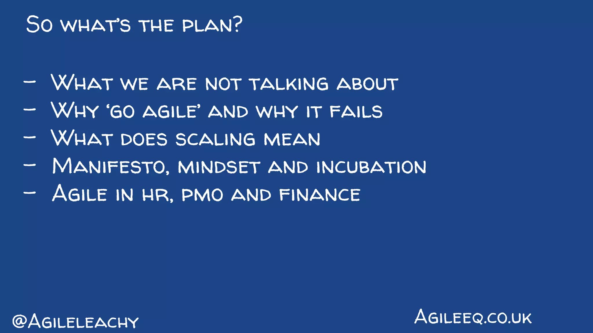 Scaling agile - Agile notts | PDF