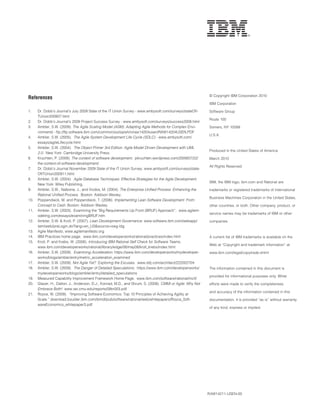 White paper - Scaling agile: An executive guide | PDF