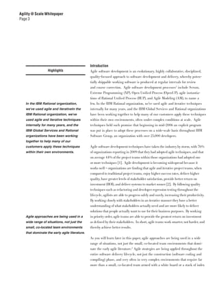 White paper - Scaling agile: An executive guide | PDF