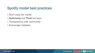 Scaling Agile | Spotify | PPT