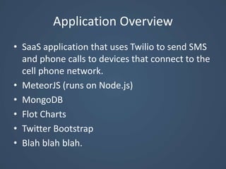 Scaling a MeteorJS SaaS app on AWS | PPT