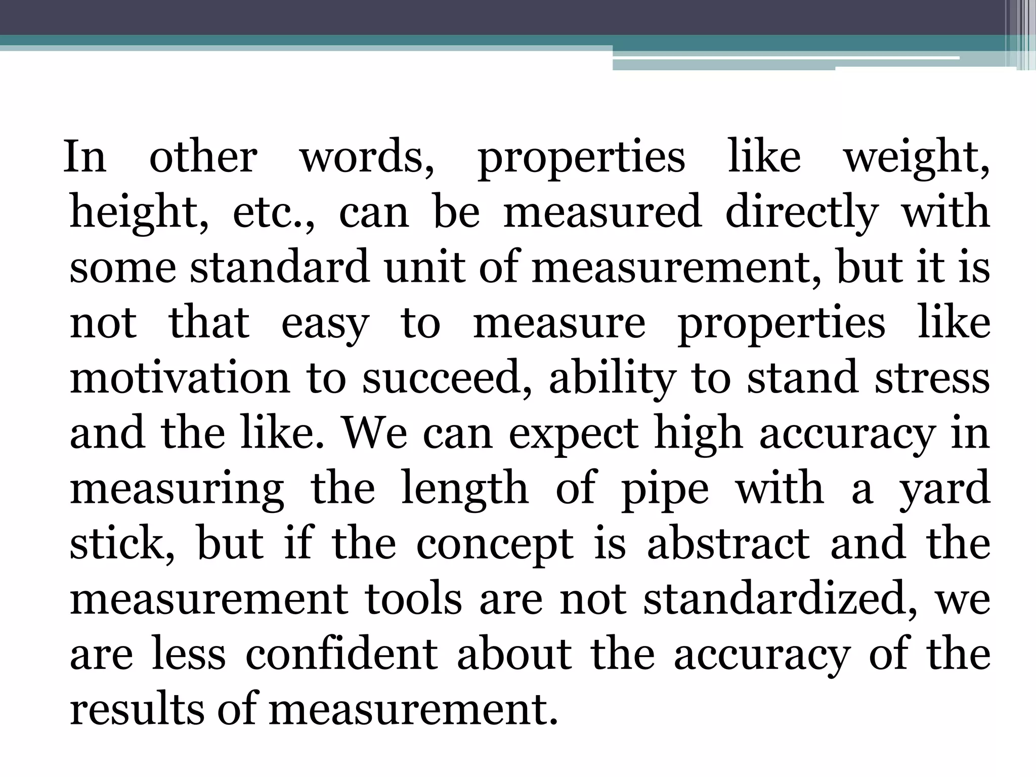 Scaling and measurement technique | PPTX