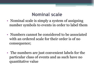 Scaling and measurement technique | PPTX
