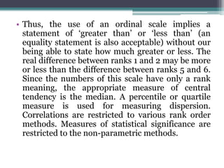 Scaling and measurement technique | PPTX