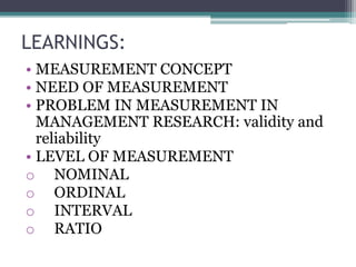 Scaling and measurement technique | PPTX