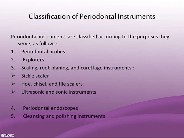 Scaling and root planing